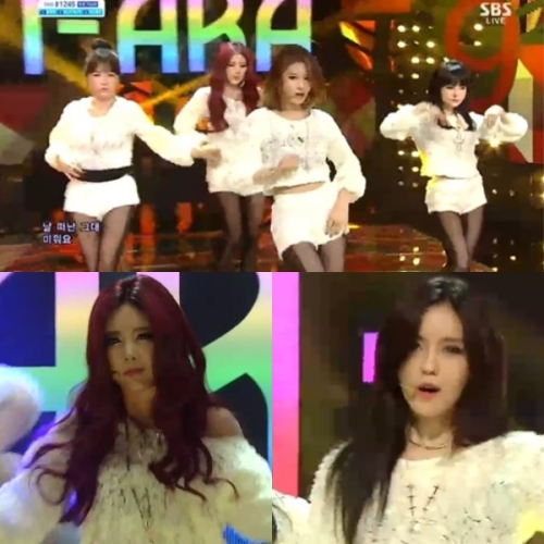 인기가요 티아라 컴백…넘버나인 열창하며 화려한 무대