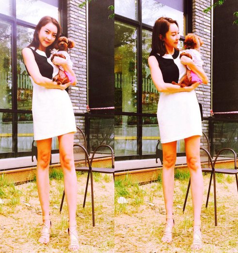 '타투' 서영, 키 173cm·52kg의 8등신 몸매에 잘록한 허리 '눈길'