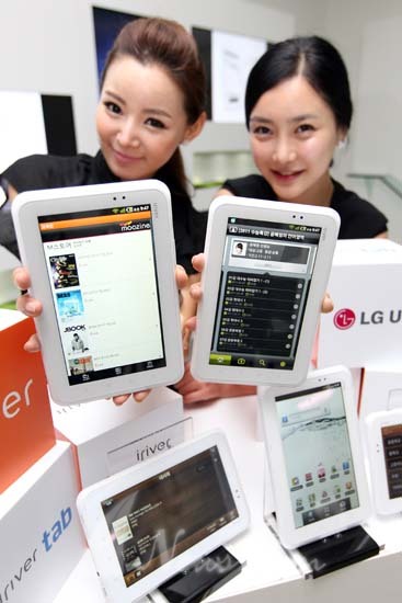 [포토] LG 유플러스 야심작, 아이리버 탭 출시