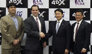 CJ CGV, 4D Plex 美AEG와 상영관 계약